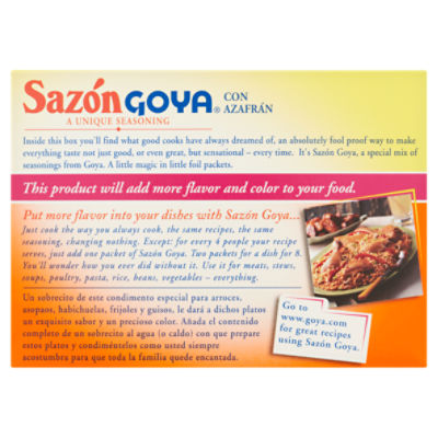 Www Goya Com For Great Recipes Using Sazon | Bryont Blog