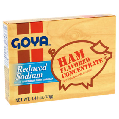 Goya Reduced Sodium Ham Flavored Concentrate, 1.41 oz