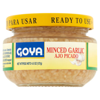 Goya Minced Garlic, 4.5 oz - ShopRite