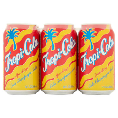 Tropi-Cola Sparkling Cola Champagne Soda, 12 fl oz, 6 count - ShopRite