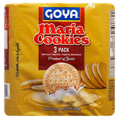 Goya Maria Cookies, 3 pack, 21.16 oz - ShopRite