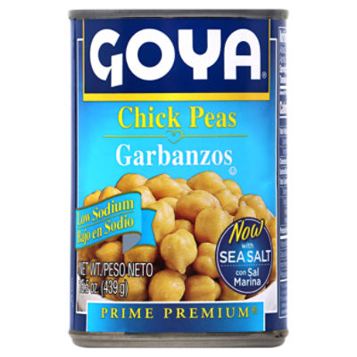 Goya Prime Premium Low Sodium, Chick Peas