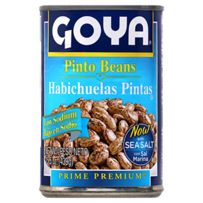 Goya Prime Premium Low Sodium, Pinto Beans