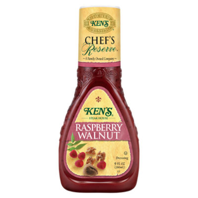 Ken's Steak House Light Raspberry Walnut Dressing, 9 fl oz - ShopRite