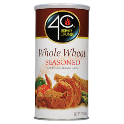 4C Whole Wheat Seasoned Bread Crumbs, 13 oz - Gourmet
