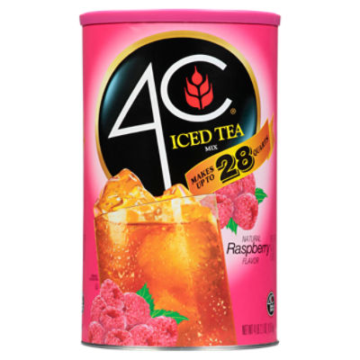 4C Natural Raspberry Flavor Iced Tea Mix, 4 lb - Price Rite