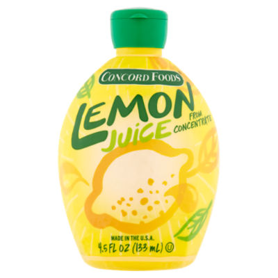 Concord Foods Lemon Juice, 4.5 fl oz - Fairway