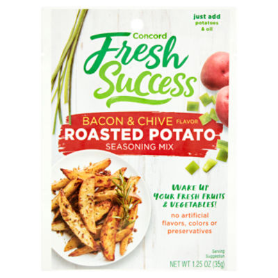 Concord Fresh Success Bacon & Chive Flavor Roasted Potato Seasoning Mix ...