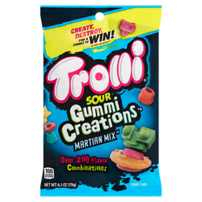 Trolli Gummi Creations Martian Mix Sour Candy, 6.3 oz - ShopRite