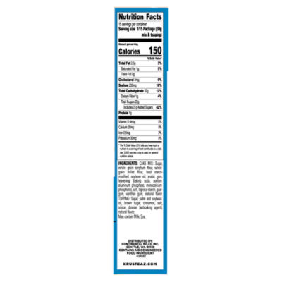 Oreo Cereal Nutrition Facts