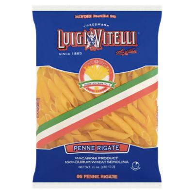 Luigi Vitelli 86 Penne Rigate Pasta, 16 oz - ShopRite