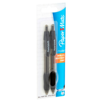Paper Mate Profile B 1.4mm Ball Point Pen, 2 count - ShopRite