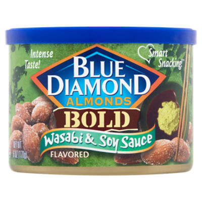 Blue Diamond Bold Wasabi & Soy Sauce Flavored Almonds, 6 oz - ShopRite