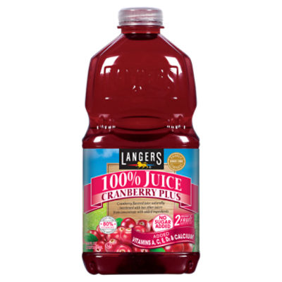 Langers Cranberry Plus 100% Juice, 64 fl oz