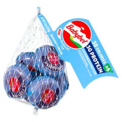 Babybel Light Mini Semisoft Cheese, 6 count, 4.2 oz