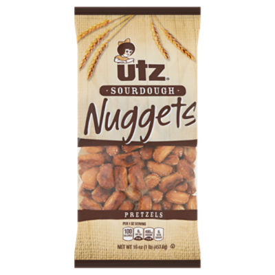 Utz Sourdough Nuggets Pretzels, 16 oz - ShopRite