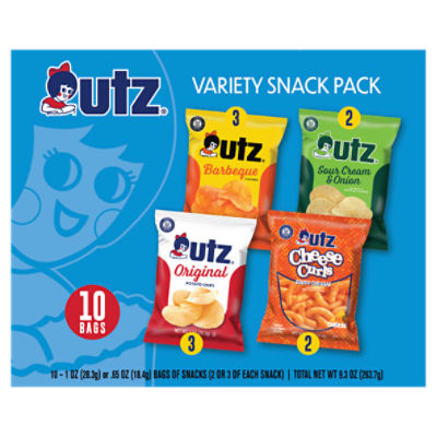 Utz Snack Variety Pack, 10 count, 9.3 oz - ShopRite