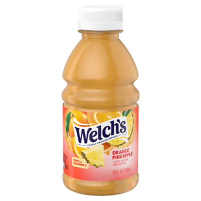 Welch's Orange Pineapple Juice Drink, 10 fl oz On-the-Go Bottle (Pack ...