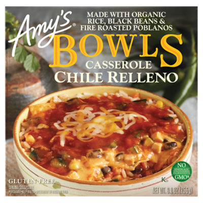 Amy's Chile Relleno Casserole Bowls, 9.0 oz