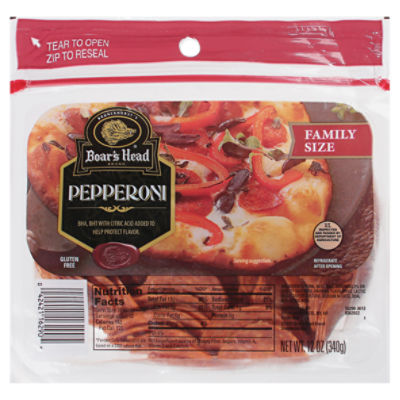 Boar's Head Pepperoni Family Size 12 oz