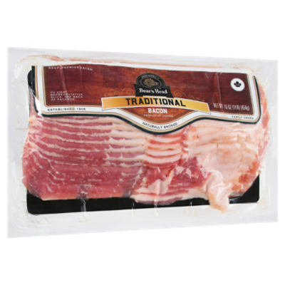 Brunckhorst's Boar's Head Naturally Smoked Traditional Bacon, 16 oz