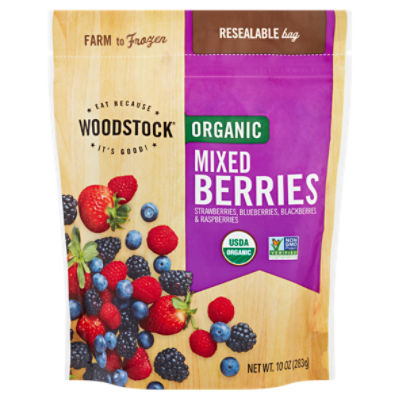 Woodstock Organic Mixed Berries, 10 oz - ShopRite