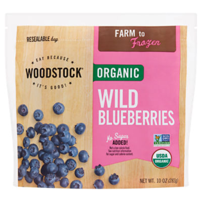 Woodstock Organic Wild Blueberries, 10 oz