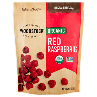 Woodstock Organic Red Raspberries, 10 oz - Gourmet