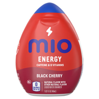MiO Energy Black Cherry Naturally Flavored with other natural flavors ...