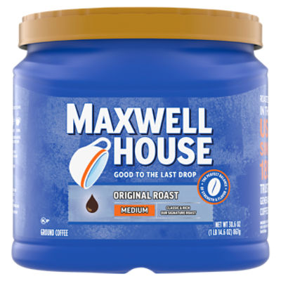 Maxwell House Original Roast Medium Ground Coffee, 30.6 oz - ShopRite
