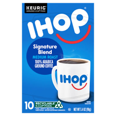 Ihop Signature Blend Medium Roast 100% Arabica Ground Coffee K-Cup Pods ...