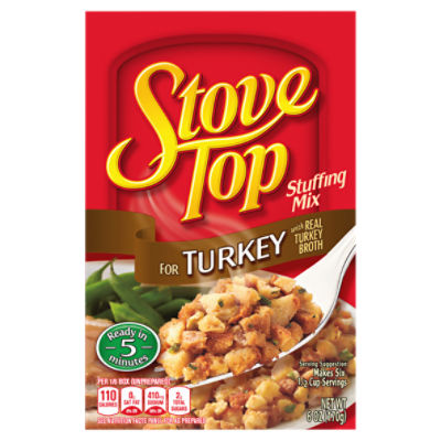 Stove Top Stuffing Mix for Turkey, 6 oz Box - ShopRite