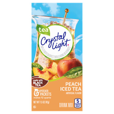 Crystal Light Peach Iced Tea Artificially Flavored Powdered Drink Mix ...