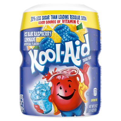 Kool-Aid Sugar-Sweetened Blue Raspberry Lemonade Powdered Soft Drink ...