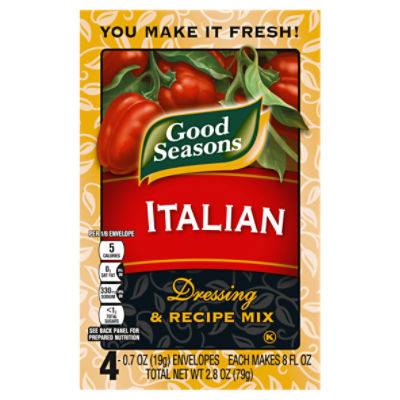 Good Seasons Italian Dressing & Recipe Mix, 4 ct Packets - ShopRite
