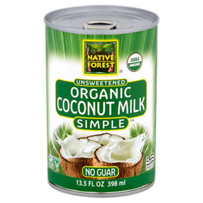 Native Forest Simple Unsweetened No Guar Organic Coconut Milk, 13.5 fl ...