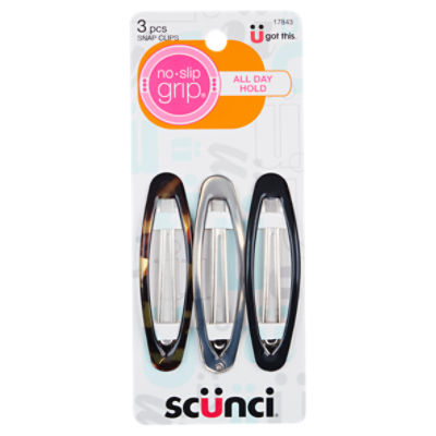 Scunci No Slip Grip 8 cm No Damage Oval Clips - ShopRite