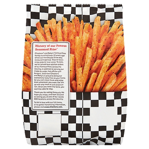 Checkers Rally's Famous Seasoned Fries, 48 Oz (Frozen), 40% OFF Checkers Rally's Famous Seasoned Fries, 48 Oz (Frozen), 40% OFF