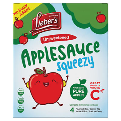 Apple Sauce Pouches (Unsweetened) - ShopRite