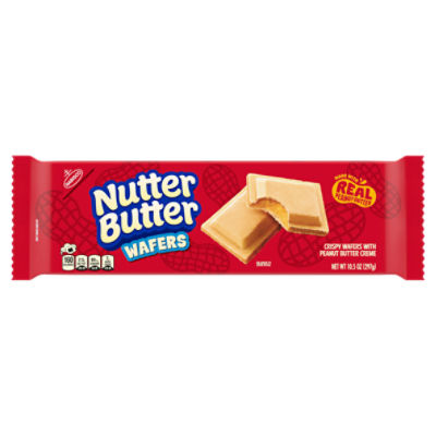 Nabisco Nutter Butter Crispy Wafers with Peanut Butter Creme, 10.5 oz ...