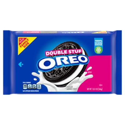 Oreo Double Stuf, Chocolate Sandwich Cookies