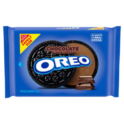 OREO Chocolate Creme Chocolate Sandwich Cookies Family Size - The Fresh ...