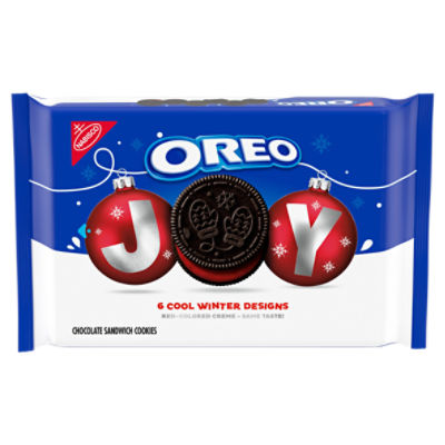 OREO Red Creme Chocolate Sandwich Cookies, Limited Edition, Holiday ...