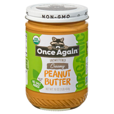 Once Again Organic Unsweetened Creamy Tahini, 16 oz