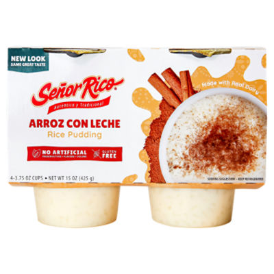 Señor Rico Rice Pudding, 3.75 oz, 4 count - The Fresh Grocer