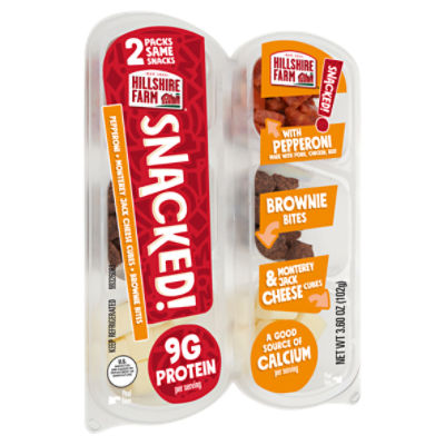 Hillshire Farm Pepperoni Brownie Bites Monterey Jack Cheese