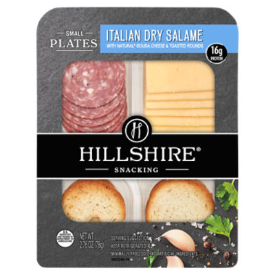 Hillshire® Snacking Small Plates, Italian Dry Salame Deli Lunch Meat ...