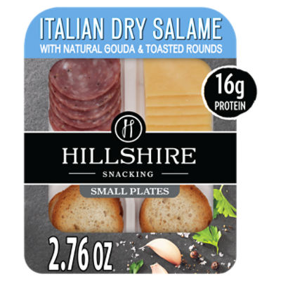 Hillshire® Snacking Small Plates, Italian Dry Salame Deli Lunch Meat ...