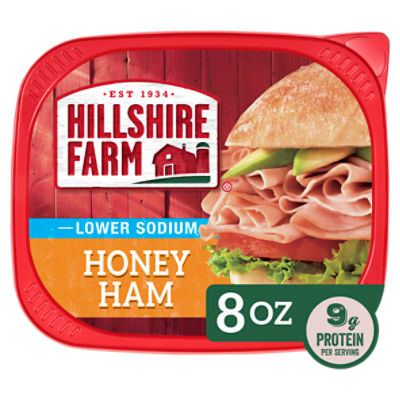 Hillshire Farm Ultra Thin Sliced Lower Sodium Honey Ham Sandwich Meat ...