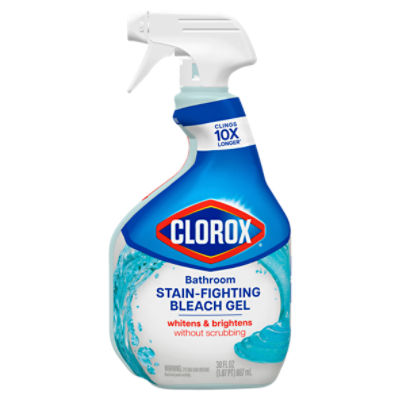 Clorox Bathroom Bleach Gel, 30 fl oz - ShopRite